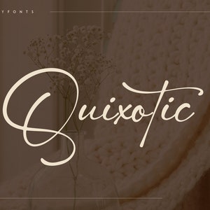 Quixotic Handmade Script • Instant Download • Organic & Versatile ...