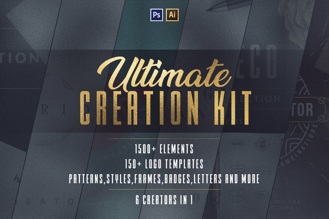 6in1 Ultimate Creation Kit | Logo Bundle | Vector Collection - Etsy