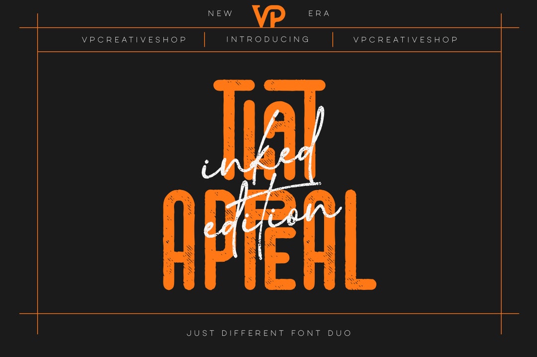 That Appeal - Inked Edition, Rough Font, Display Font, Ligature Font ...