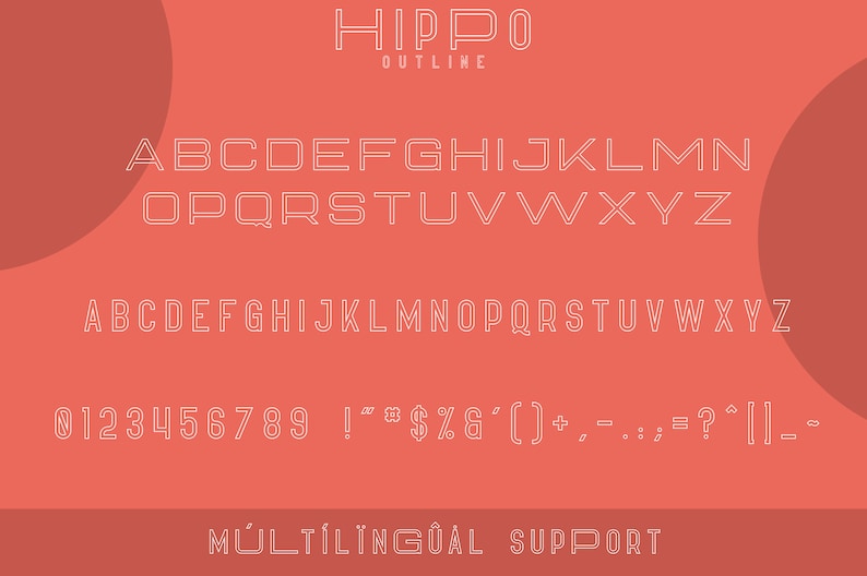 Hippo Sans Serif – Clean and Playful Geometric Font Family in Regular ...