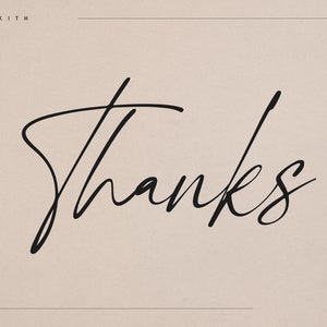 Kith - Handmade Script - Etsy