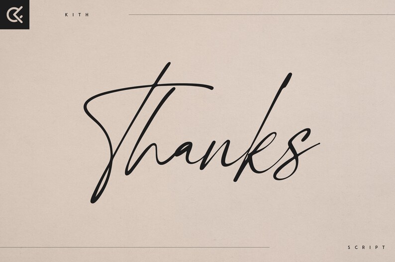 Kith Handmade Script Font With Ligatures ,multilingual Support Organic ...