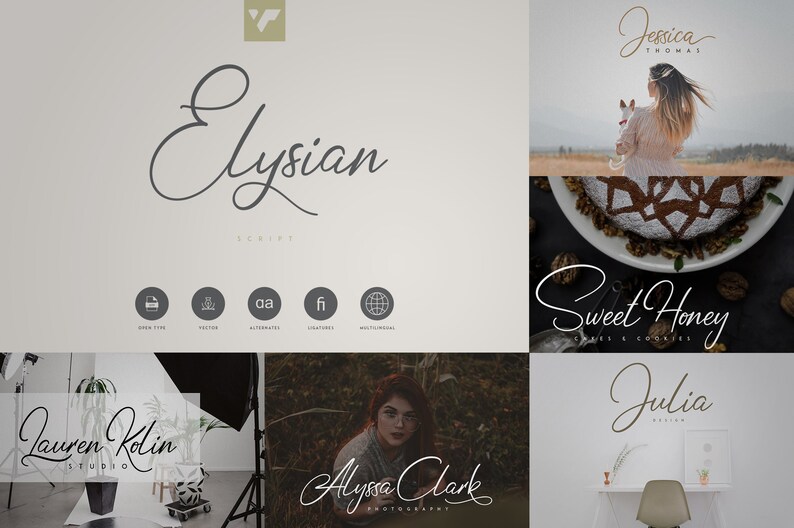 Fantastic Collection Fonts Logos | Etsy