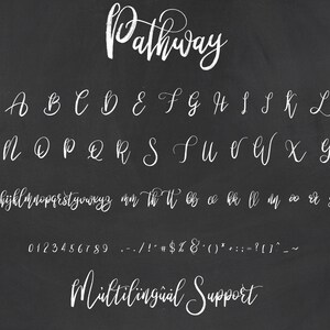 Pathway Script - 2 Styles - Etsy