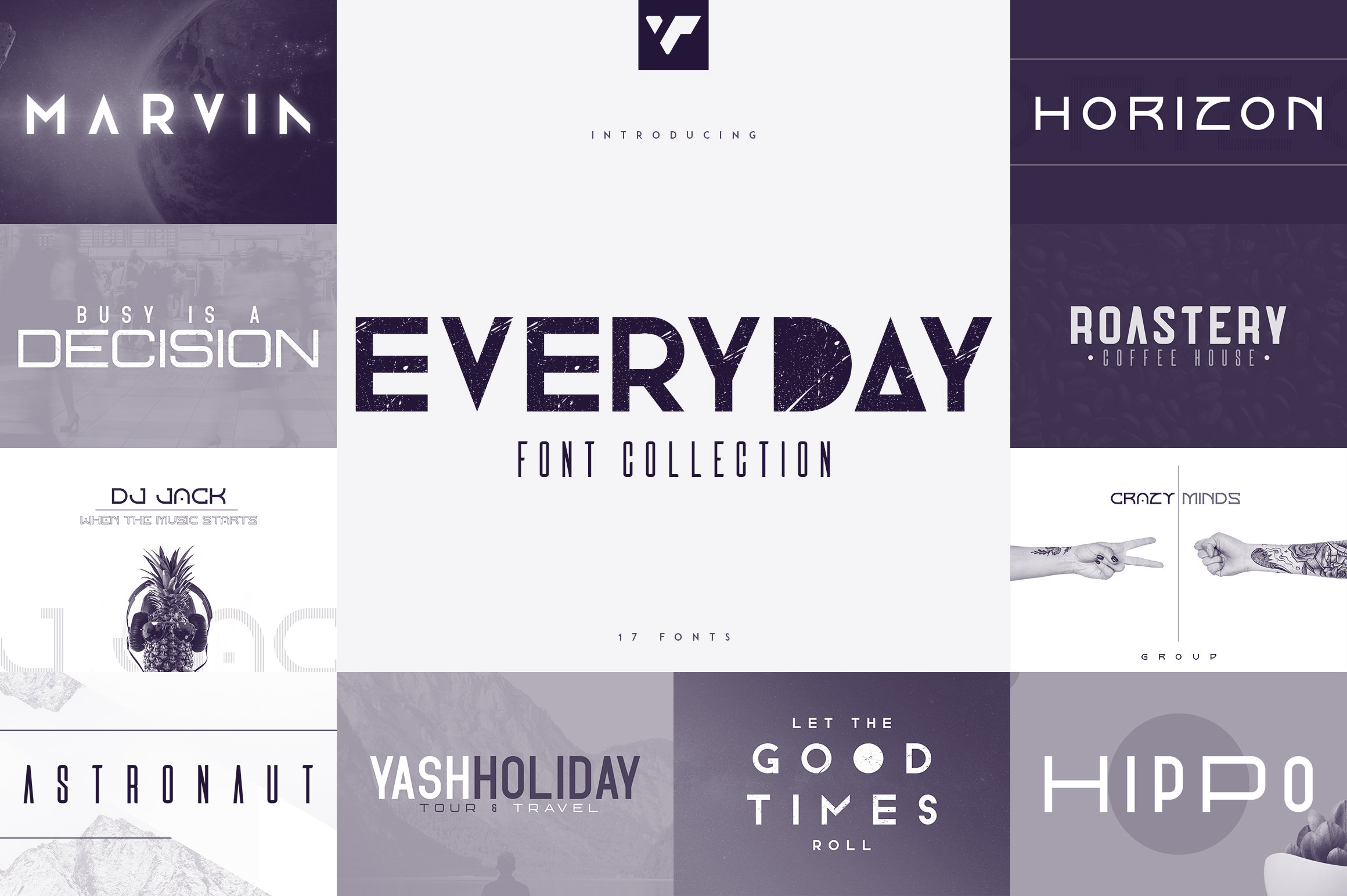 Everyday Font Collection 17 Fonts - Etsy