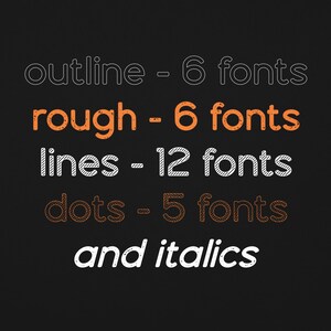 Dense Creative Typeface - 59 Fonts - Etsy