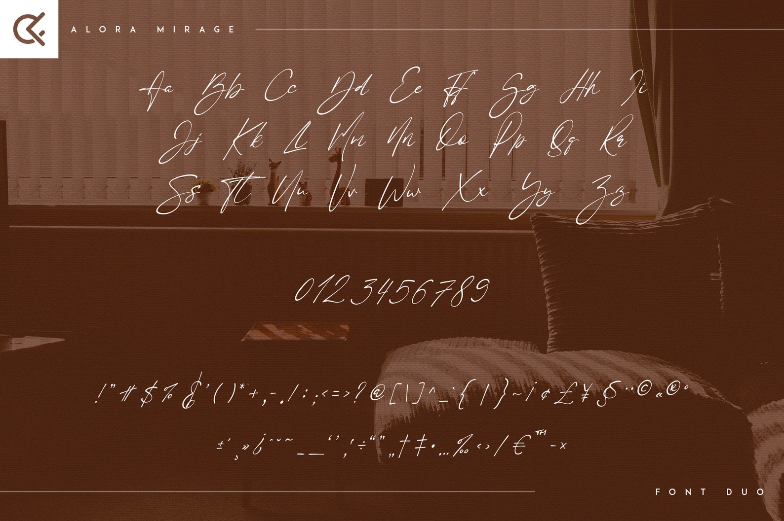 Alora & Mirage Modern Font Duo - Etsy