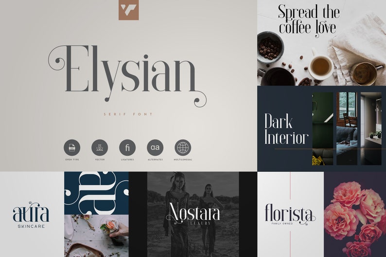 Fantastic Collection Fonts Logos | Etsy