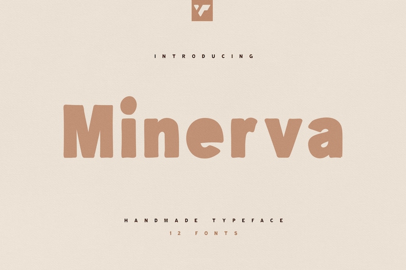 Minerva Handwritten Typeface - Etsy