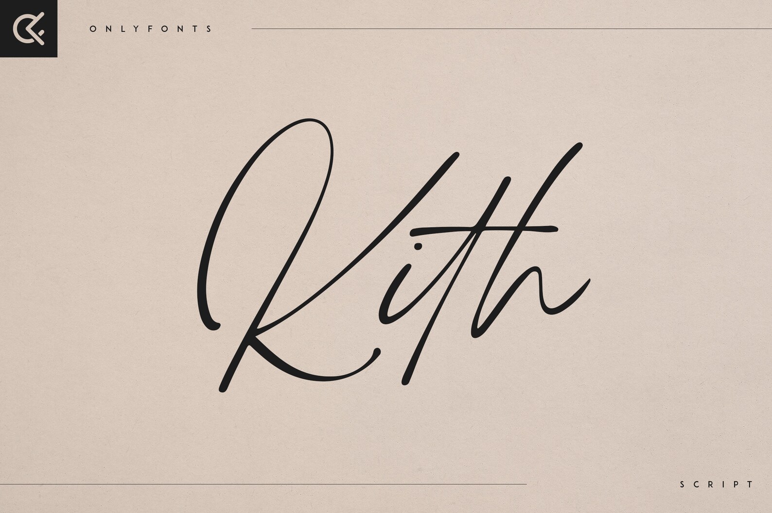 Kith Handmade Script - Etsy