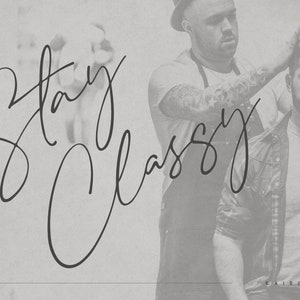 Kairos - Modern Script - Etsy