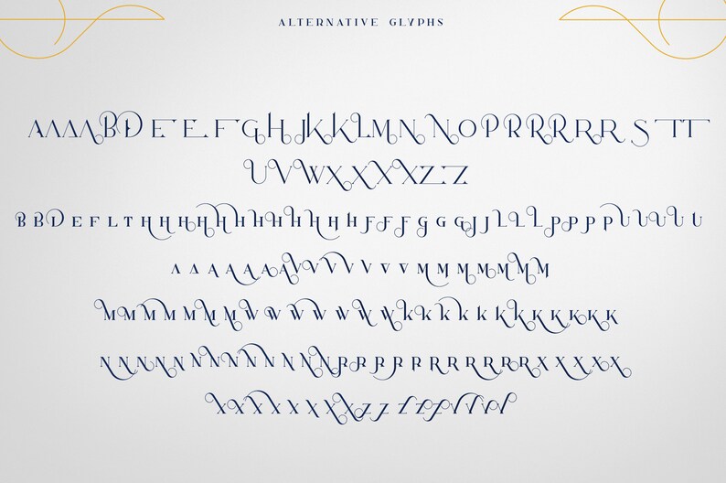 Lotus Eater Vintage Font Extras Lettering Font Vintage | Etsy