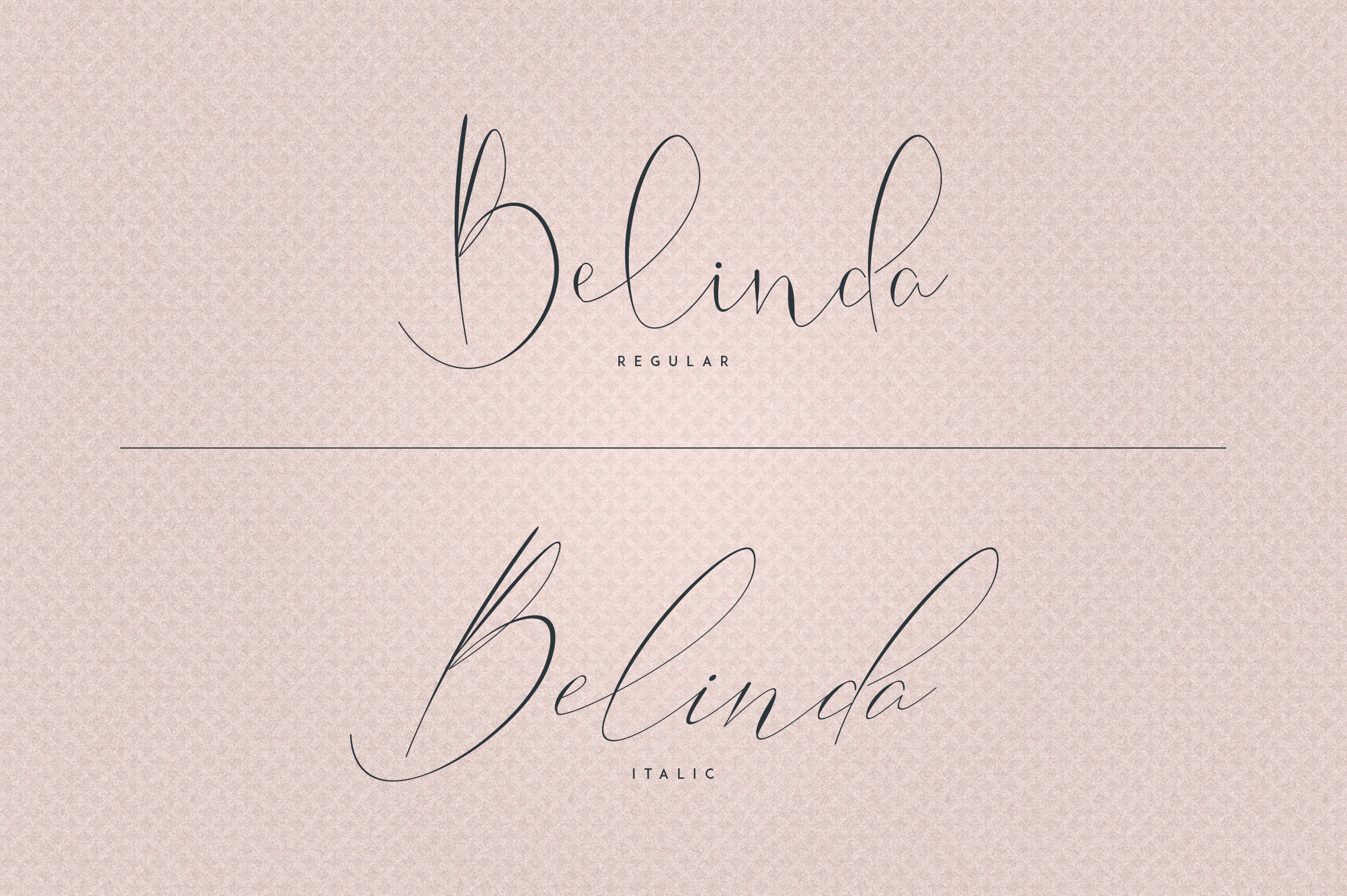 Belinda Script Regular and Italic - Etsy