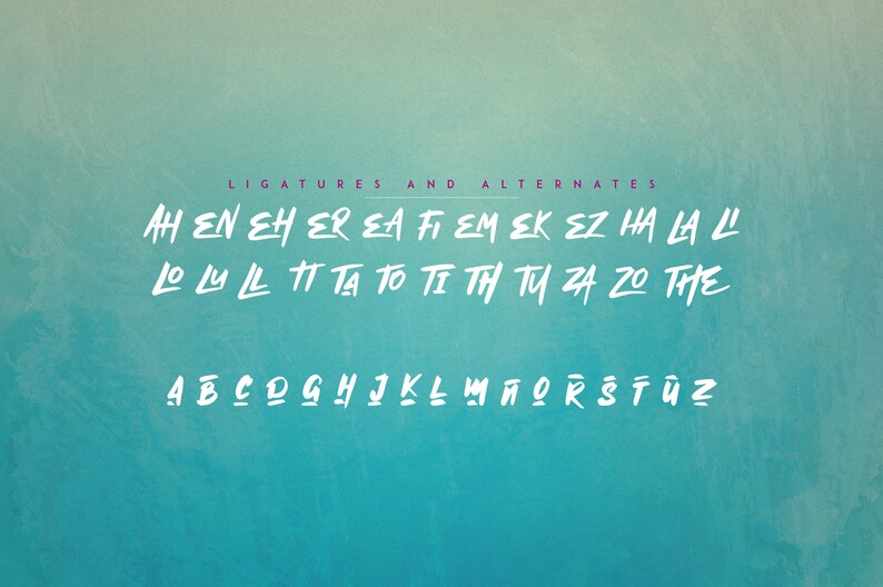 Mischief Brush font Extras | Etsy