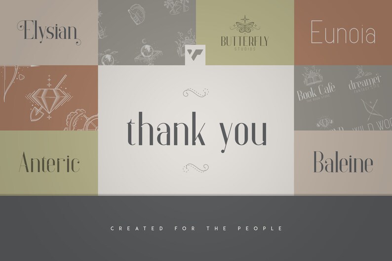 Fantastic Collection Fonts Logos | Etsy