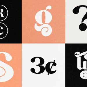 Hefton - Ligature Display Typeface, Retro Font, Logo Font, Branding ...