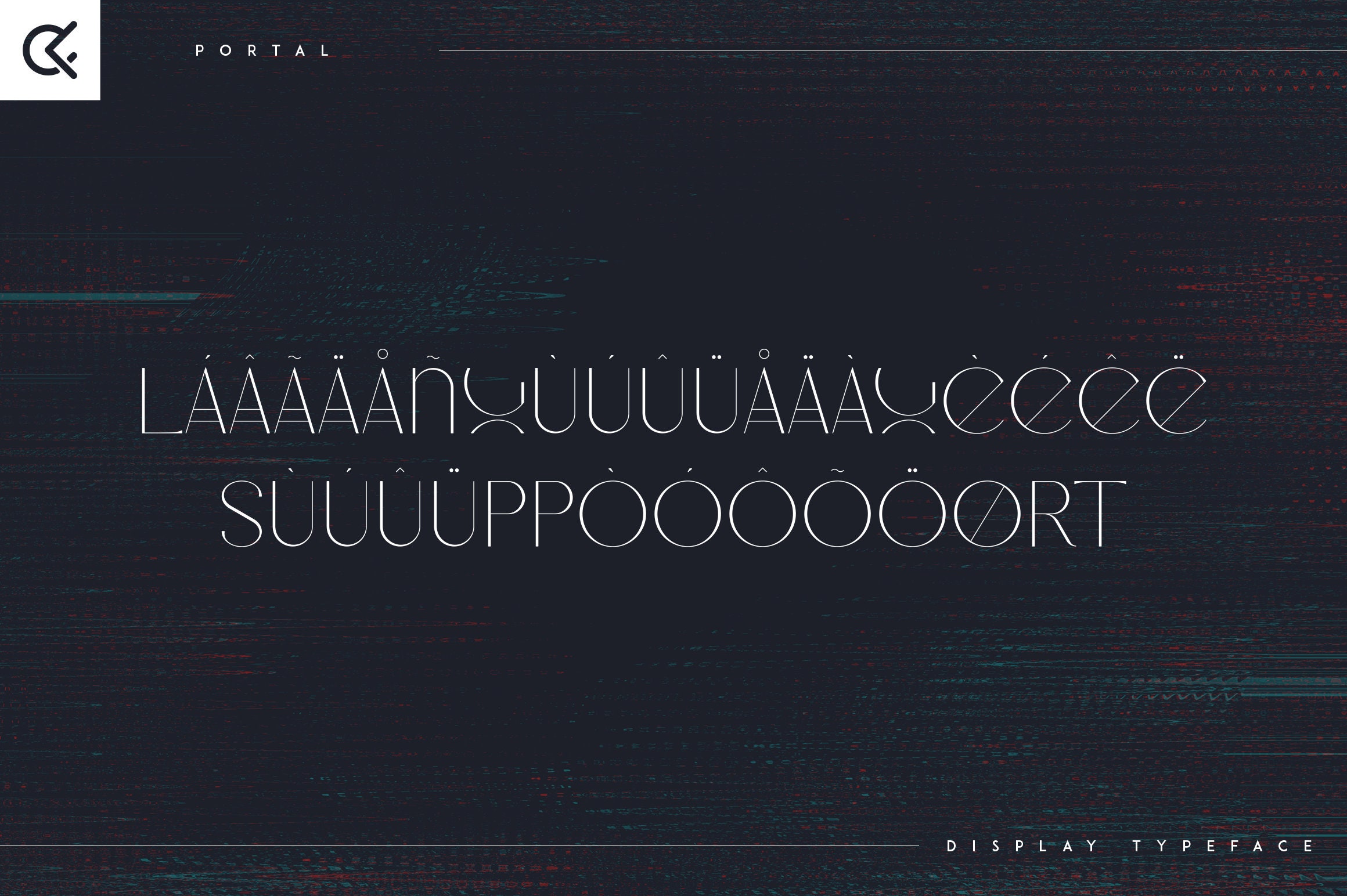 Portal Display Typeface - Etsy