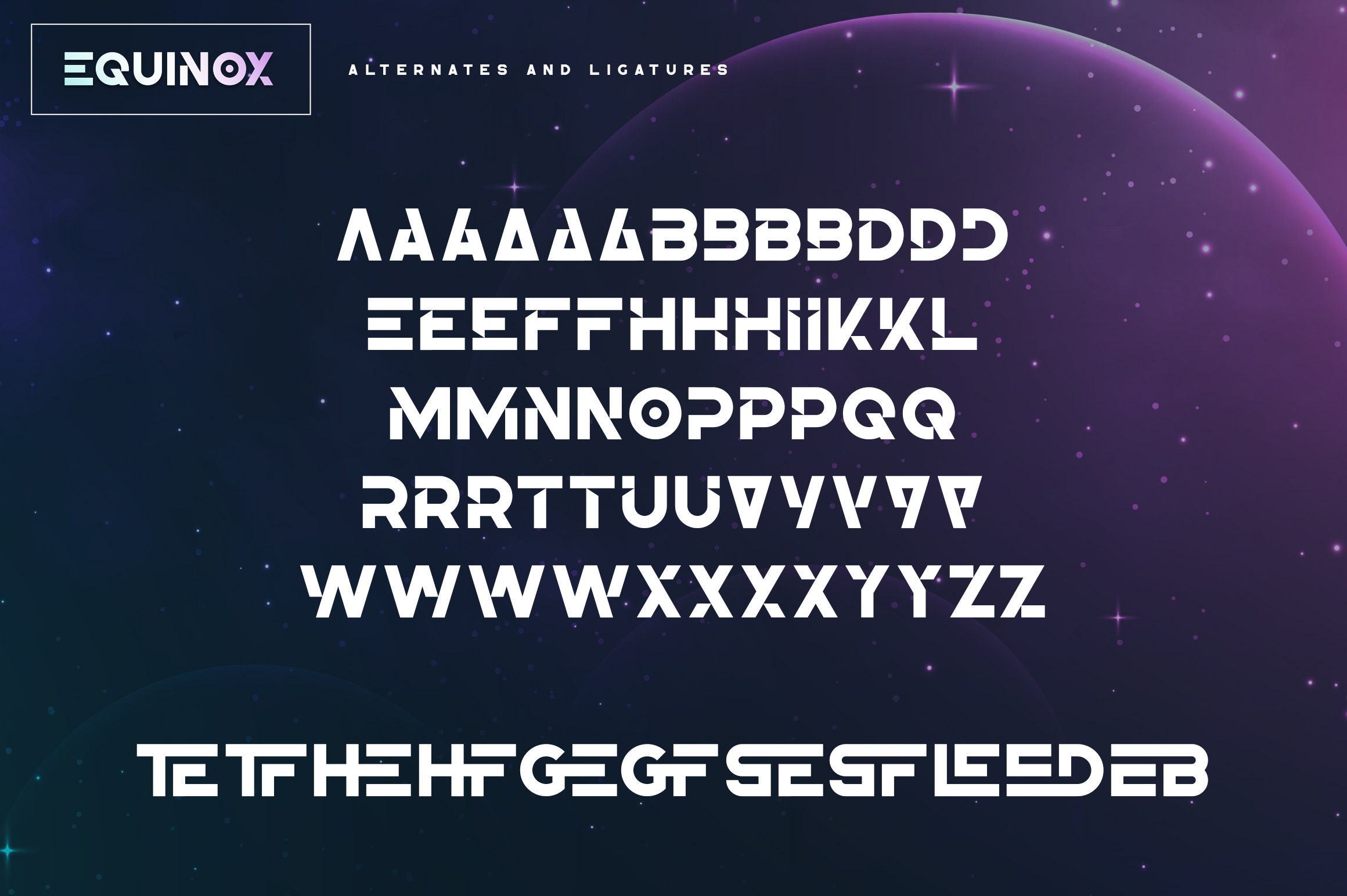 Equinox Logo Font | Etsy