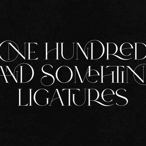Type Maestro Ligature Serif Font With 100+ Stylish Ligatures, Alternate ...
