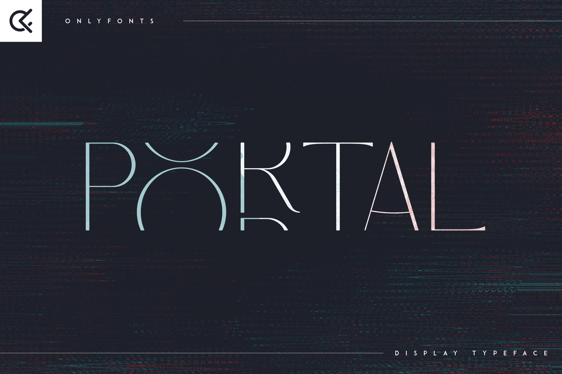 Portal Display Typeface - Etsy