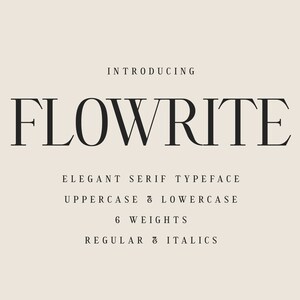 Flowrite - Modern Font Duo, 13 Fonts, Logo Font, Wedding Font, Elegant ...