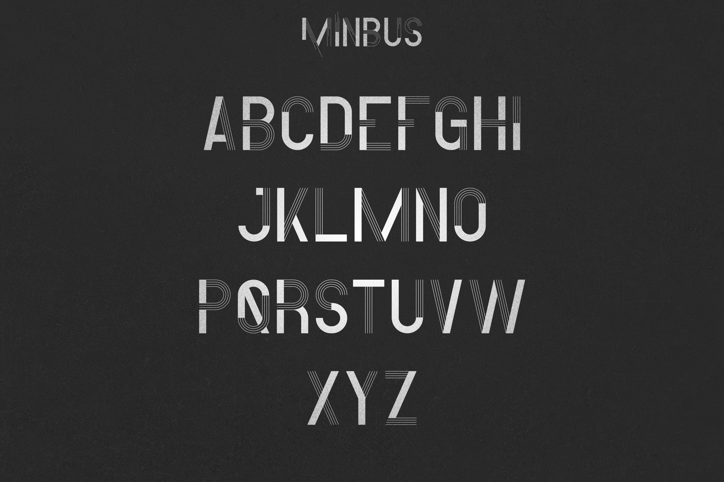 Minbus Display Font - Etsy