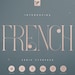 French Typeface 4 Fonts - Etsy