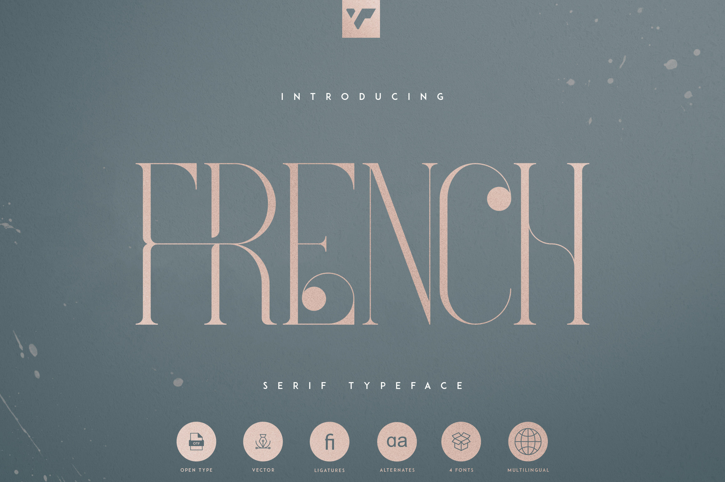 French Typeface 4 fonts | Etsy