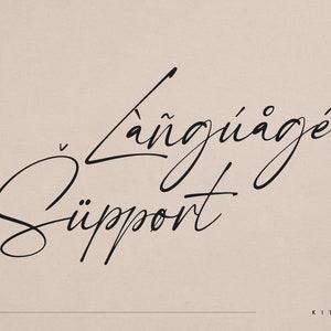 Kith - Handmade Script - Etsy