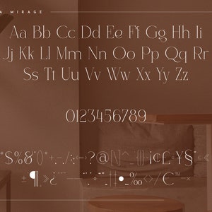 Alora & Mirage - Modern Font Duo - Etsy