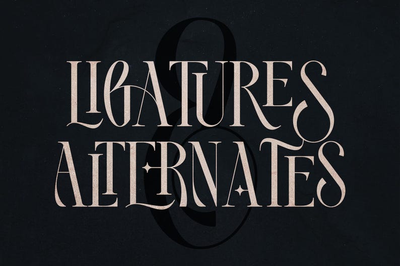 Royal Type - Ligature Serif Font, Elegant Font, Logo Font, Wedding Font ...