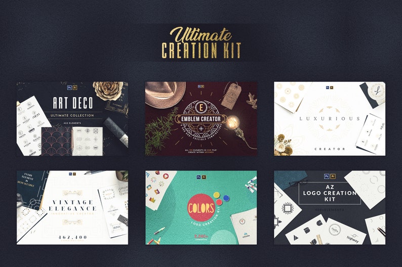 6in1 Ultimate Creation Kit | Logo Bundle | Vector Collection - Etsy