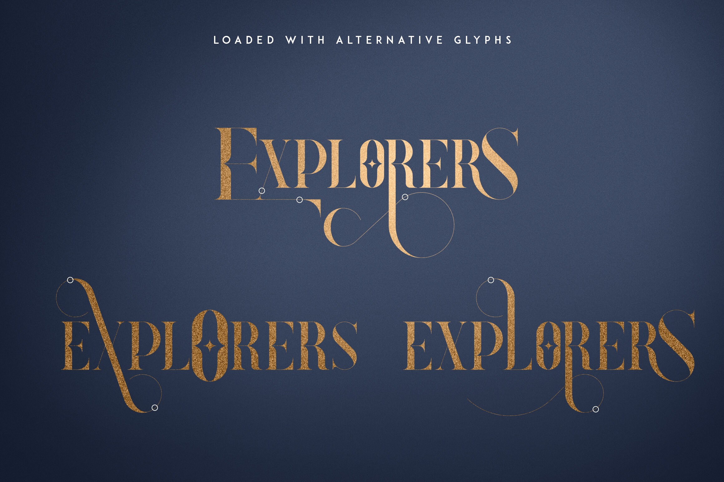 Explorers Serif Font Extras Downloadable | Etsy