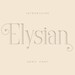 Elysian Serif Font - Etsy