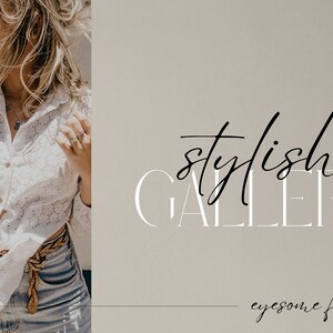 Eyesome Modern Font Duo – Elegant Organic Script + Sans, Multilingual ...