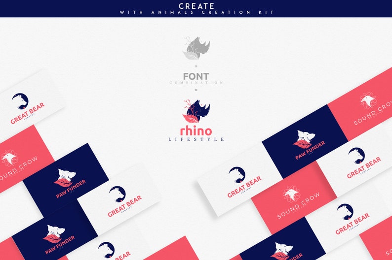 Animals - Creation Kit | AI and PS - Etsy