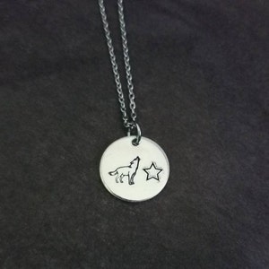 Wolfstar Pendant | Wolf Star Necklace | Marauders | Werewolf | Remus ...