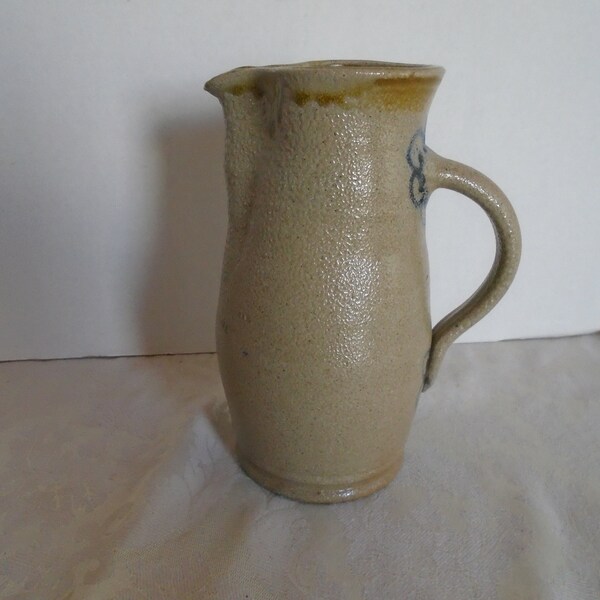 Salt Glazed Pitcher - Etsy