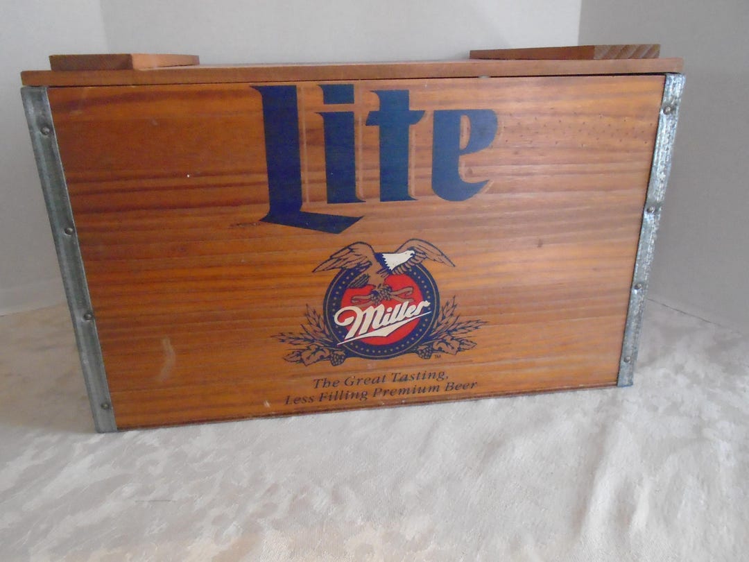 Beer Box, Wood Beer Box, Beer Crate, Wood Beer Crate, Antique Beer Box ...