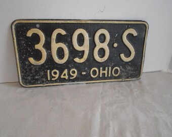 1949 License Plate | Etsy