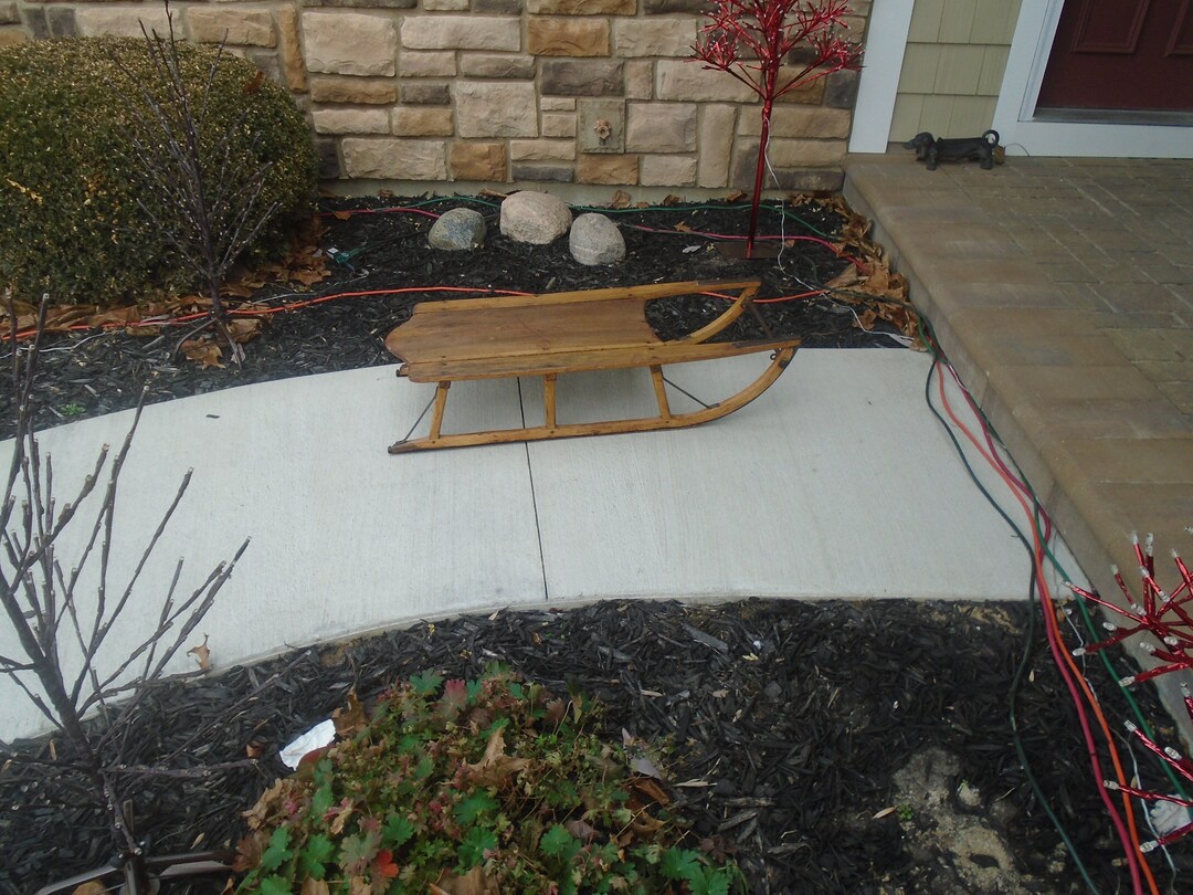 Primitive Sled, Antique Childs Sled, Old Small Sled, Old Childs Sled ...