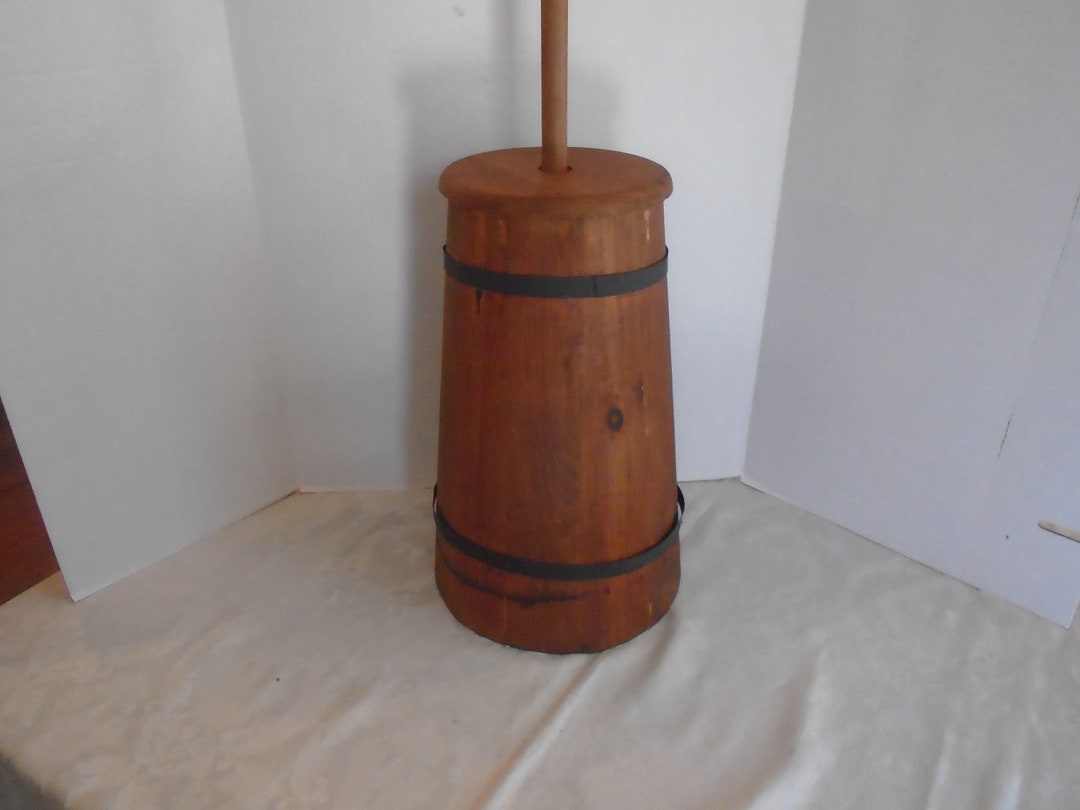 Butter Churn, Antique Butter Churn, Wood Butter Churn, Vintage Churn ...