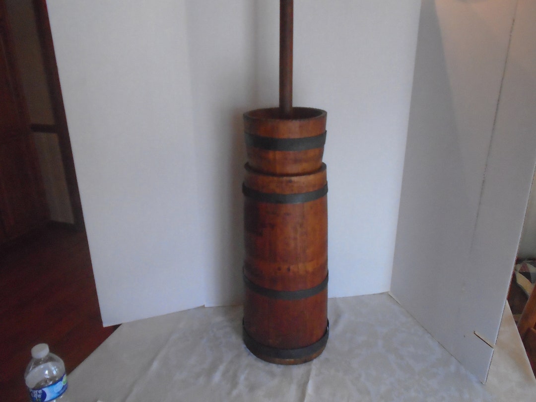 Butter Churn, Antique Butter Churn, Wood Butter Churn, Vintage Churn ...