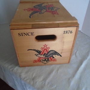 Beer Box, Wood Beer Box, Beer Crate, Wood Beer Crate, Antique Beer Box ...