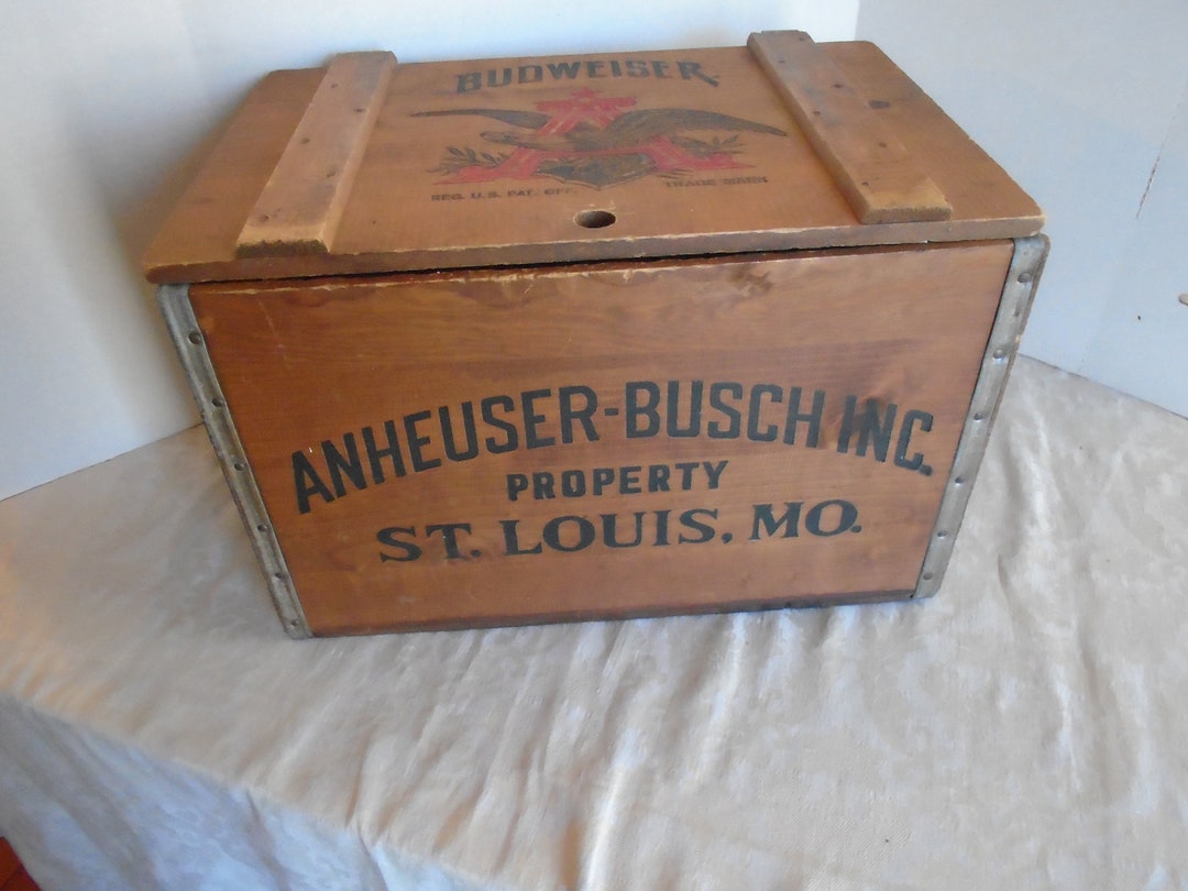 Beer Box, Wood Beer Box, Beer Crate, Wood Beer Crate, Antique Beer Box ...