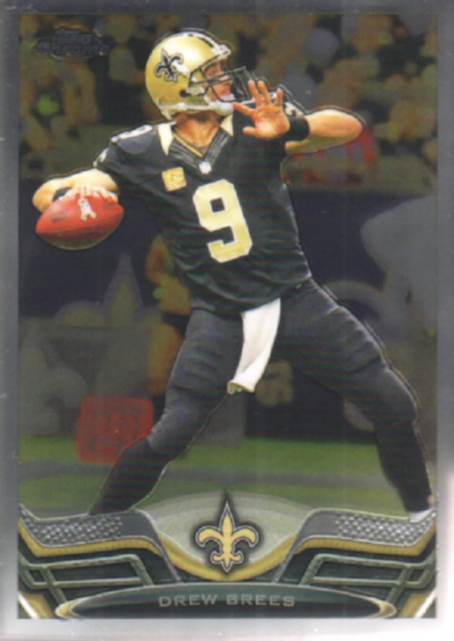 Topps Chrome Football Card 25 Drew Brees - Etsy Italia