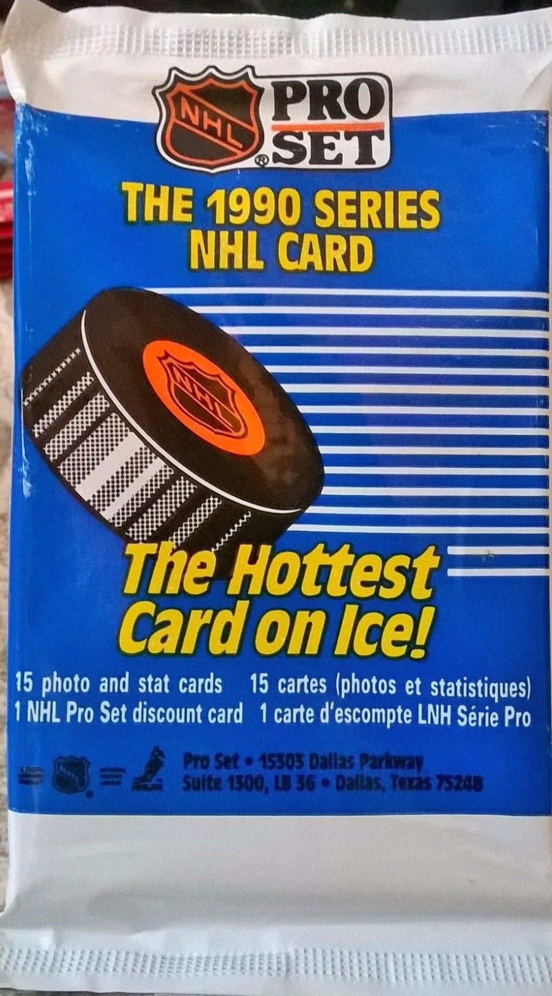 6-1990 Pro Set Hockey Unopened Pack 15 Cards per Pack - Etsy