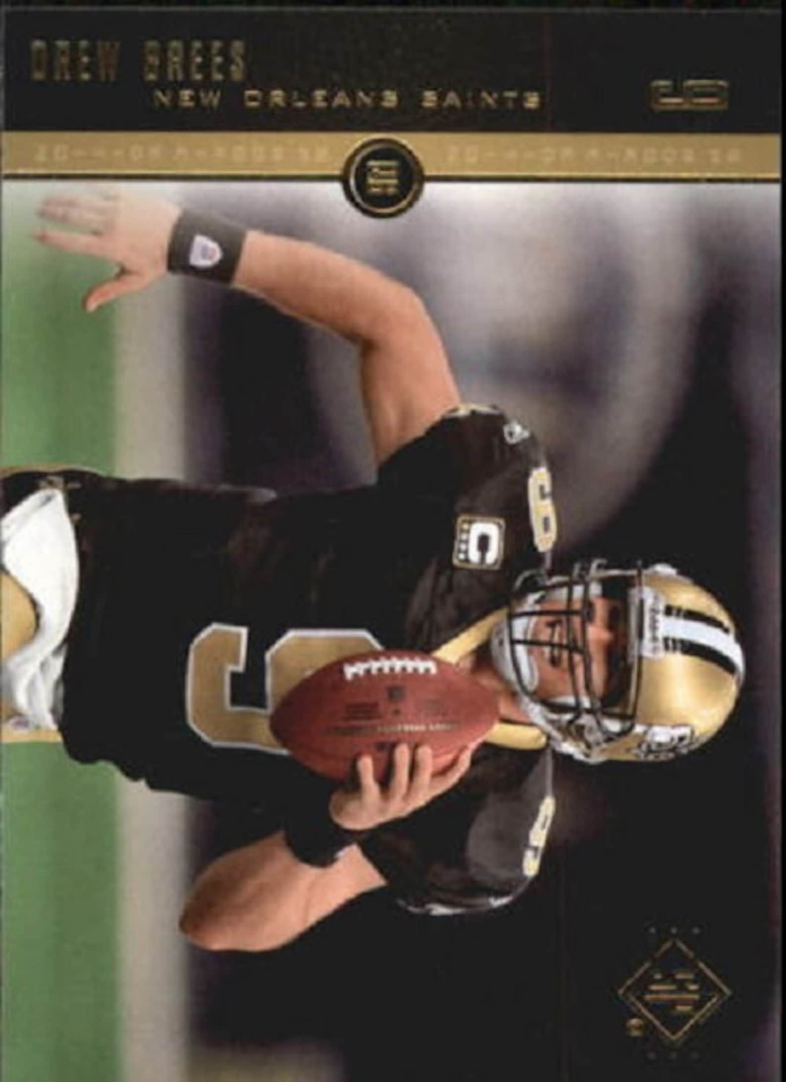 Upper Deck SP Rookie Edition Football Card 82 Drew Brees - Etsy