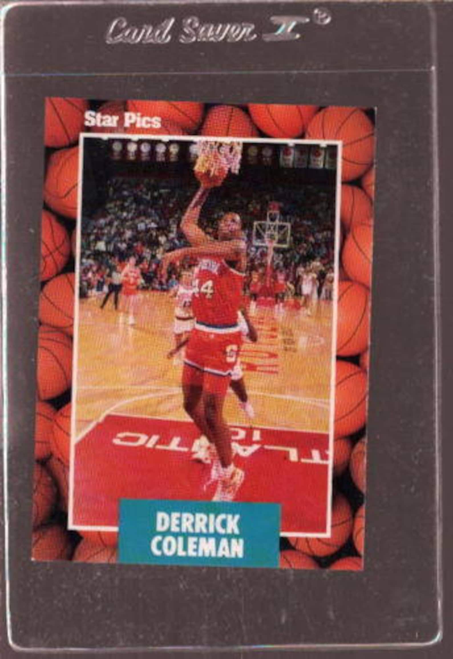 1990-91 Star Pics #43 Derrick Coleman Syracuse Orangemen Rookie ...
