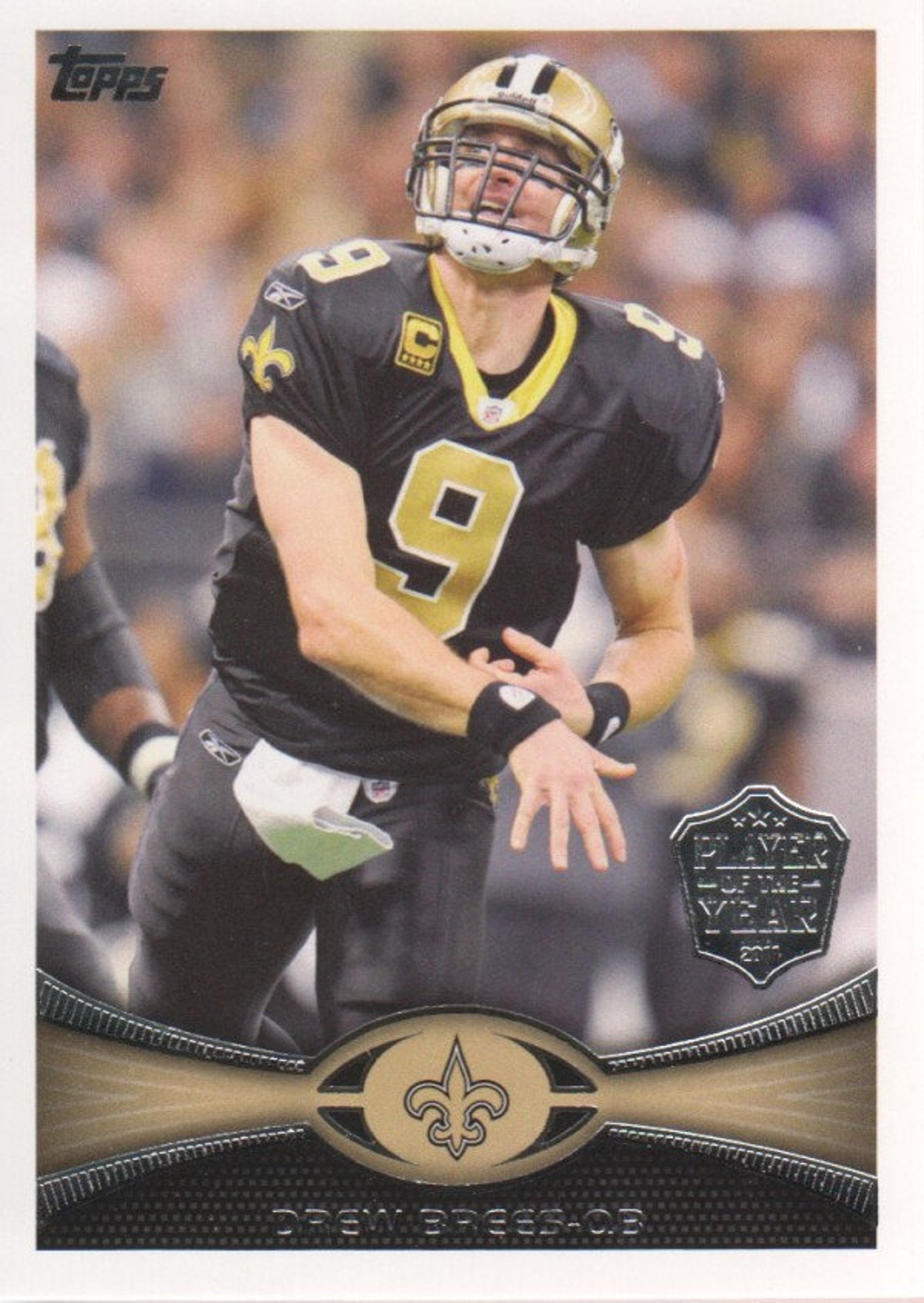 Topps Football Card 111 Drew Brees Player of the Year - Etsy UK